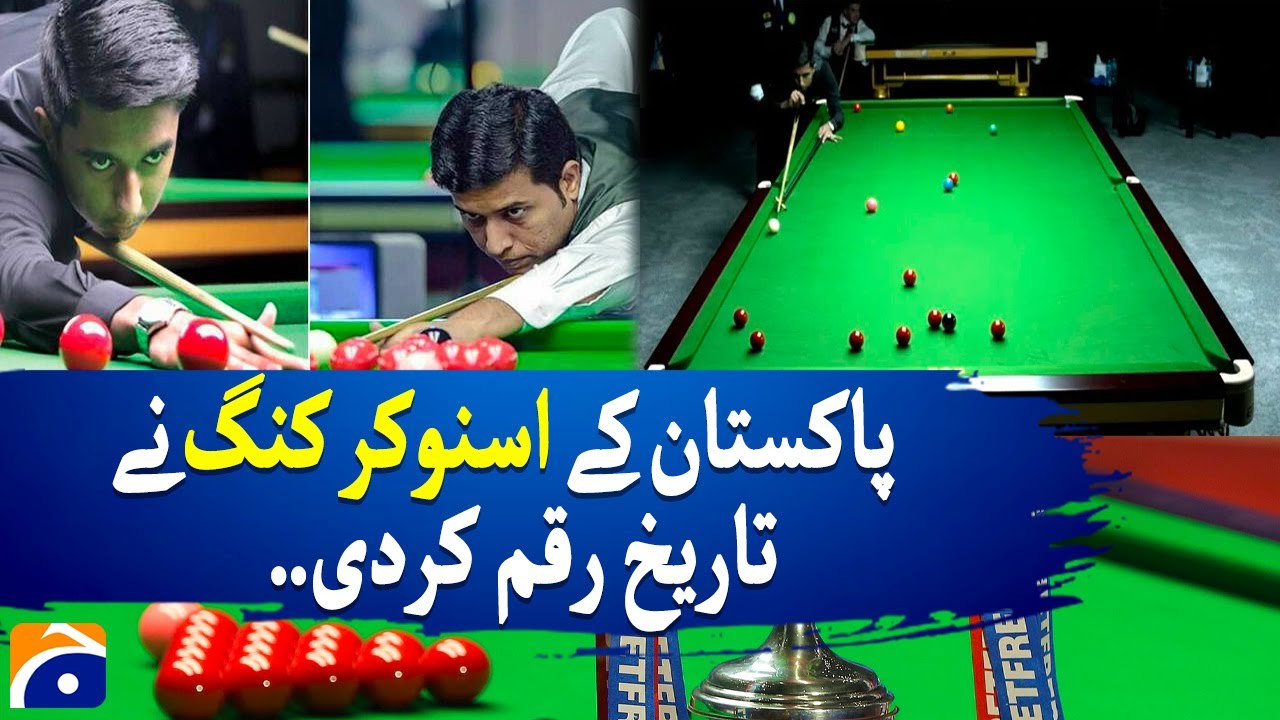 Historic Victory: Pakistan's Snooker Legend Crowned Champion | Geo News ...