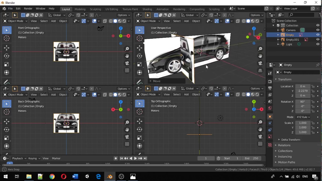 Modelling dengan 3D Blueprint Part 1 (Setting Blueprint) - YouTube