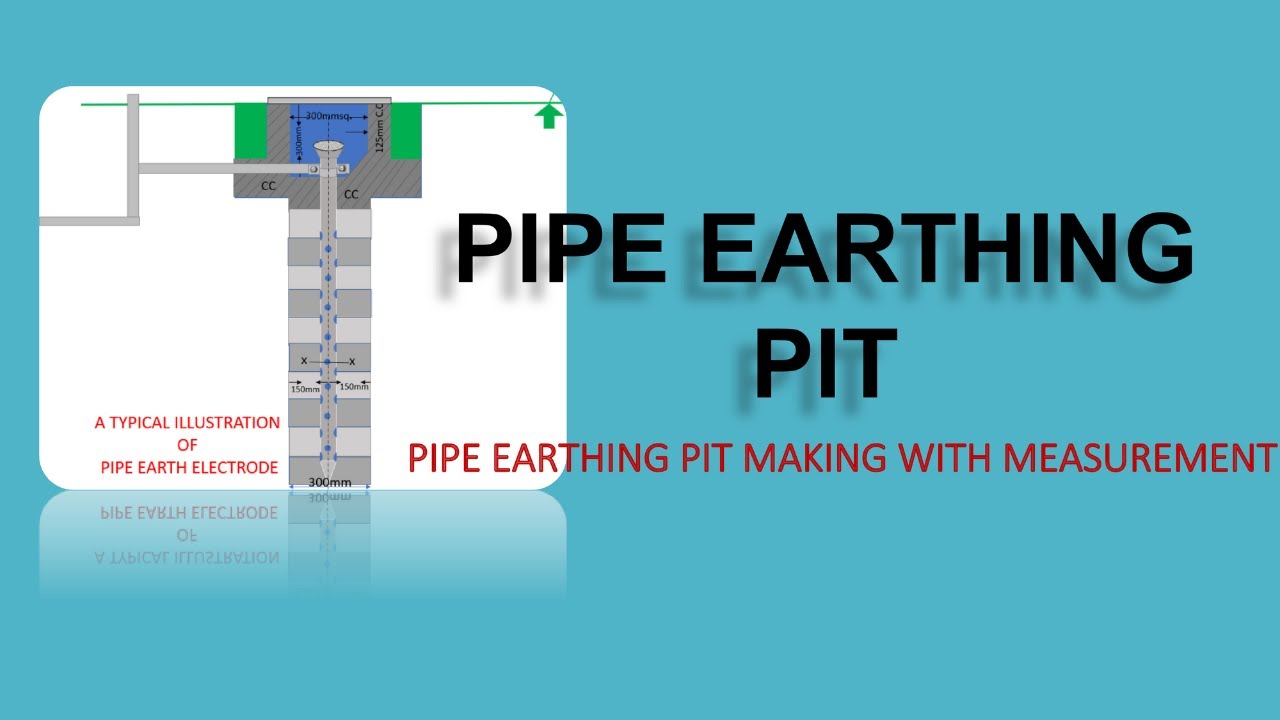 PIPE EARTHING/EARTHING PIT/PIPE EARTHING PIT MAKING AND MEASUREMENT ...