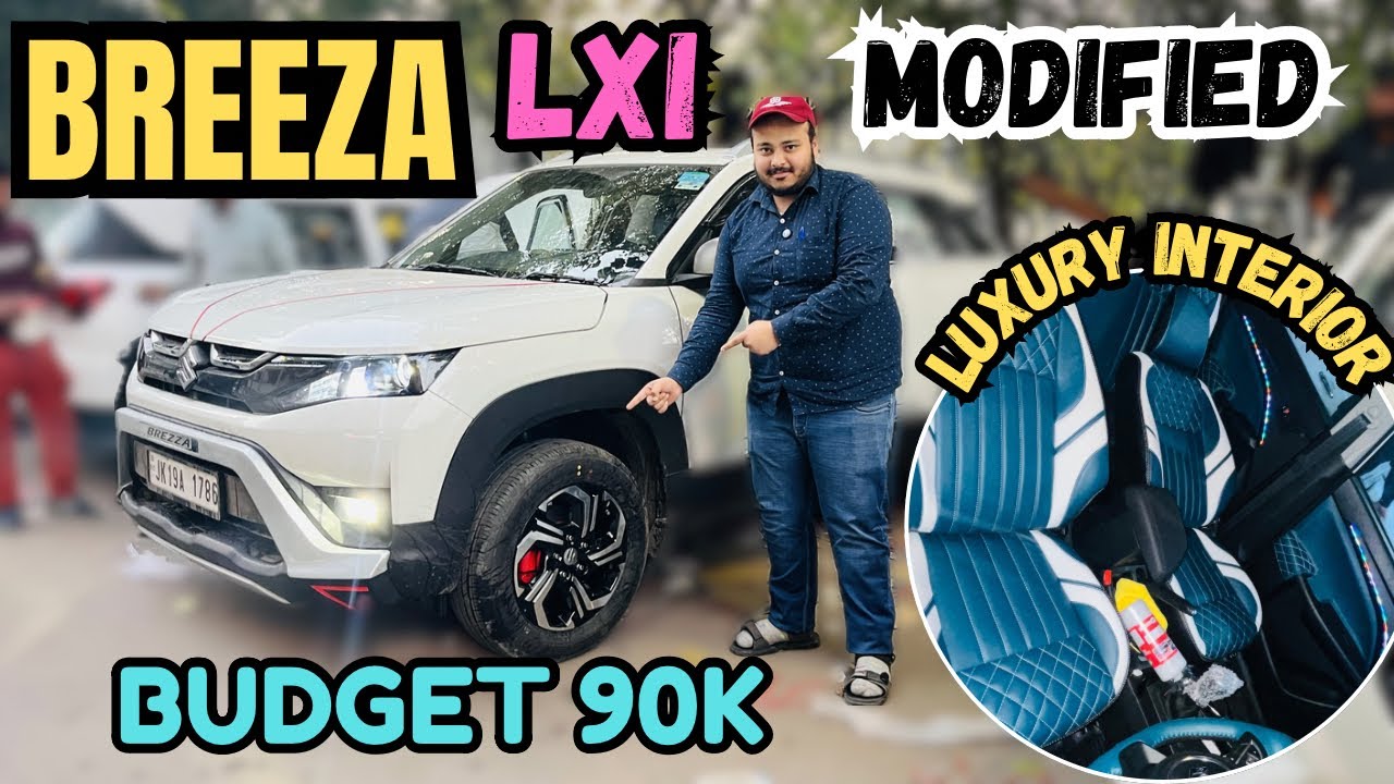2024 Breeza Lxi to Zxi Modified with Price | Breeza Lxi Modification ...