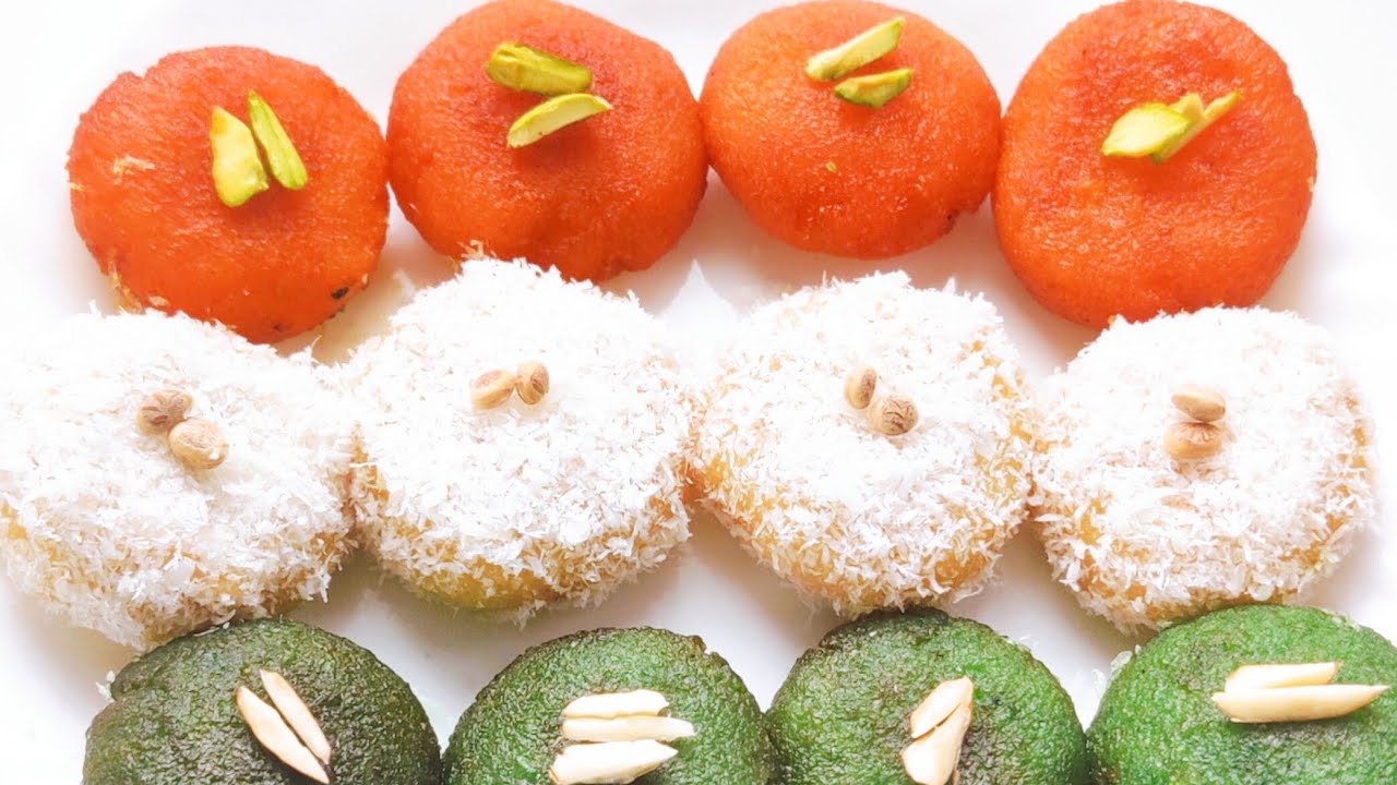 Independence day special sweet recipe - tiranga sweet - indian ...