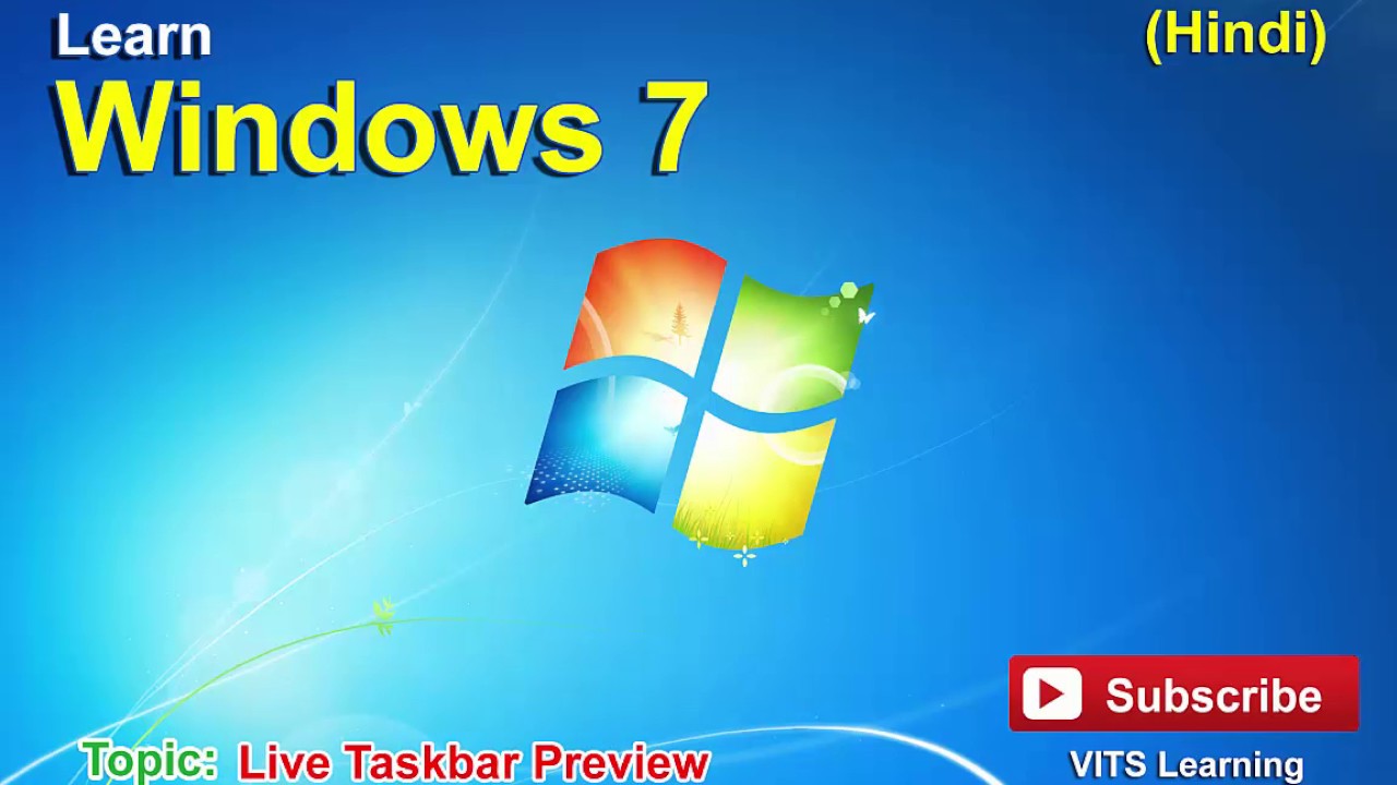 7 Windows 7 Live Taskbar Preview - YouTube