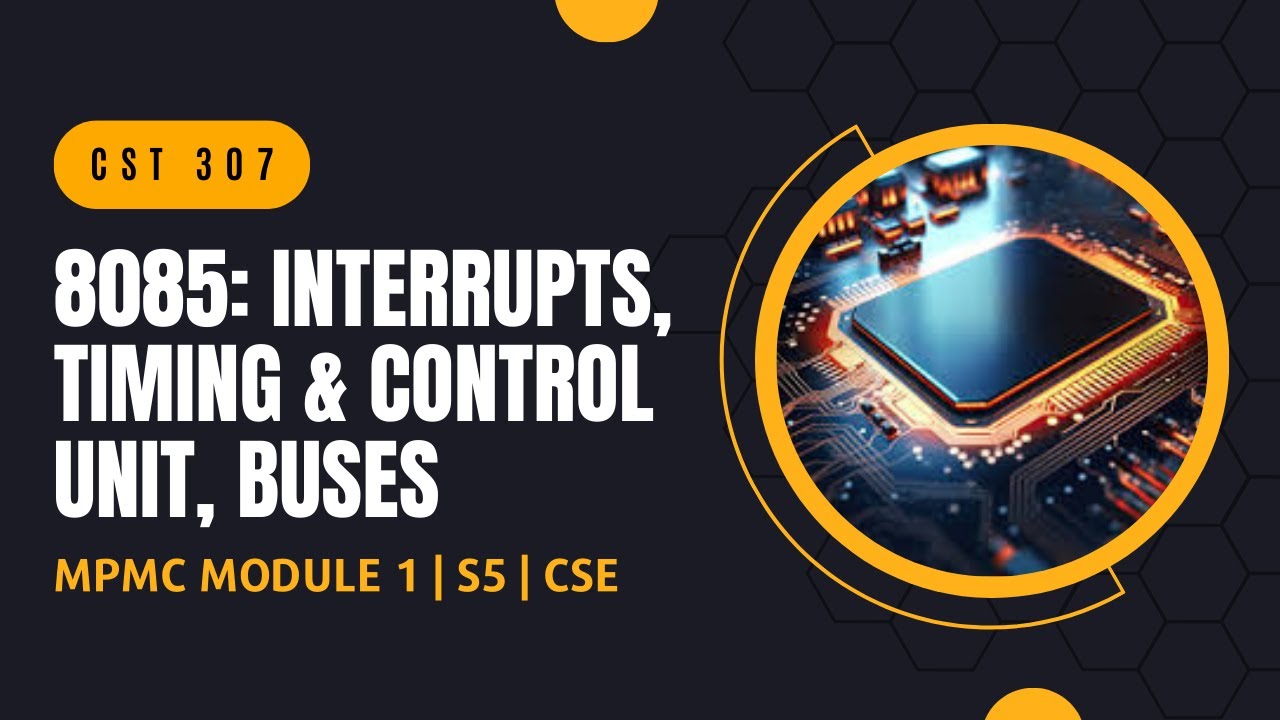 8085 Architecture Interrupts Timing And Control Cst307 Mpmc Module 1 Ktu Anna Thomas