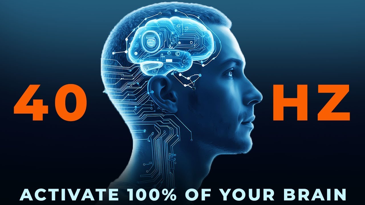 Pure 40Hz Binaural Beats Unlock 100% Of Your Brain: The Frequency For ...