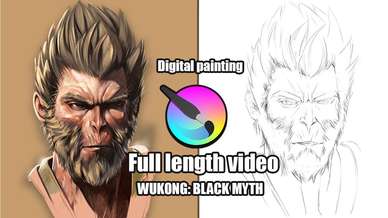 How to draw Wukong blackmyth | #SKETCHES #art #sketchingbasics #drawing ...