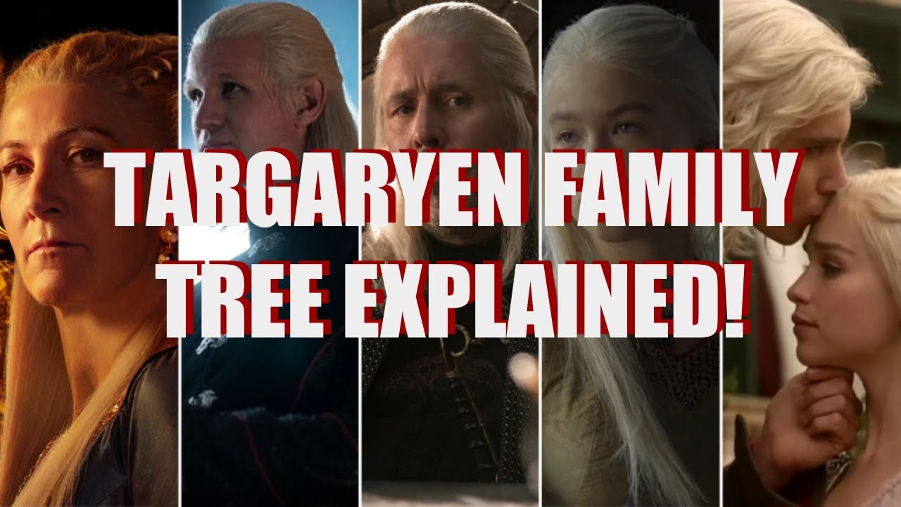 HOUSE TARGARYEN FAMILY TREE | House of the Dragon | Game of Thrones ...