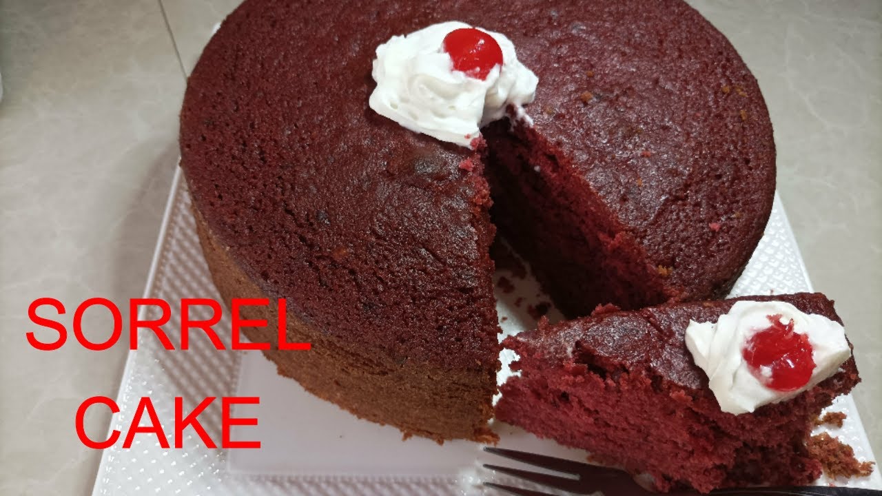 How to make Sorrel cake #sorrel#cake#fruitcake - YouTube