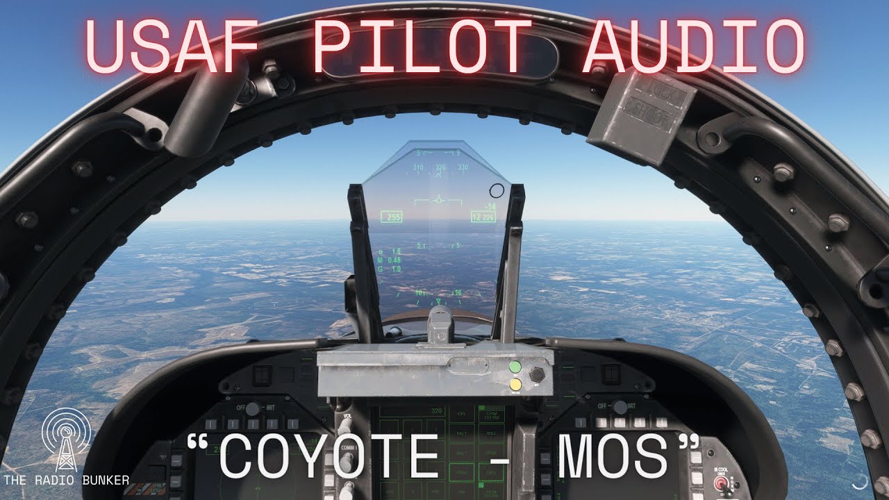 USAF Pilot Audio | Coyote MOA Red Flag Pilot Audio Experience ...