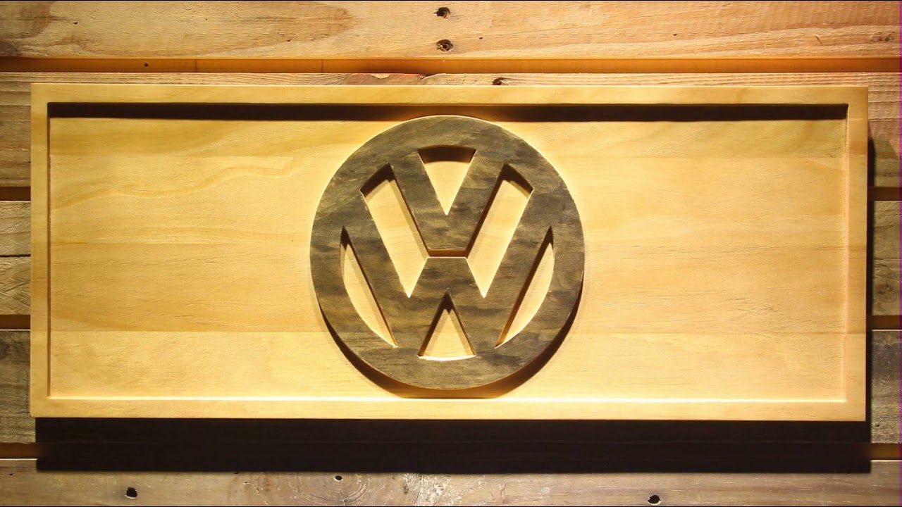 Volkswagen Wood Sign - YouTube
