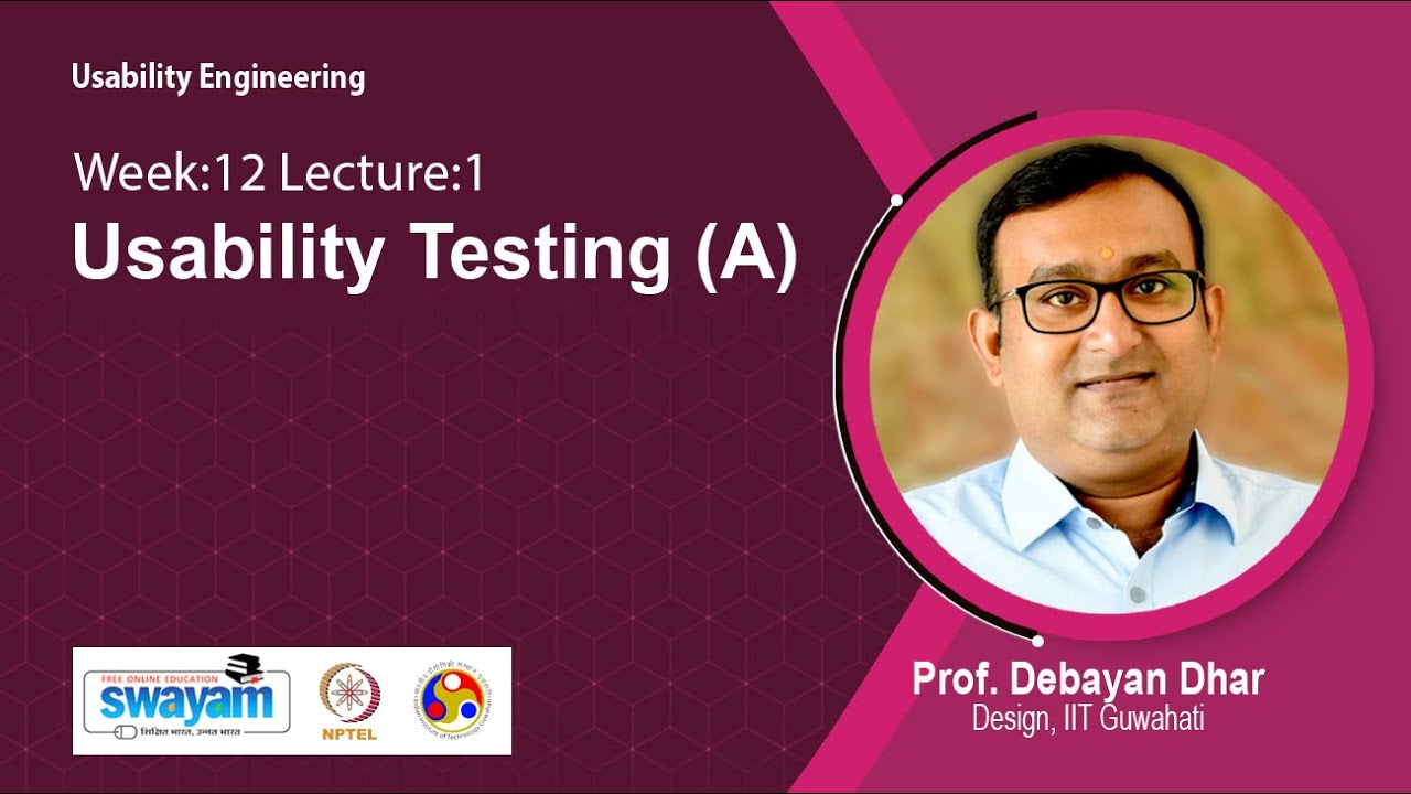 Lec 39: Usability Testing (A) - YouTube