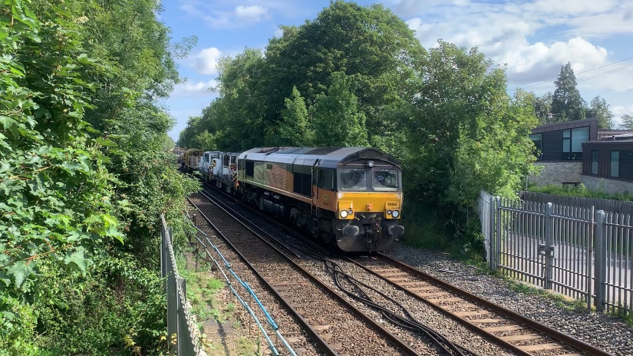 Class 66 | 66849 ‘Wylam Dilly’ | Colas Rail Freight - YouTube