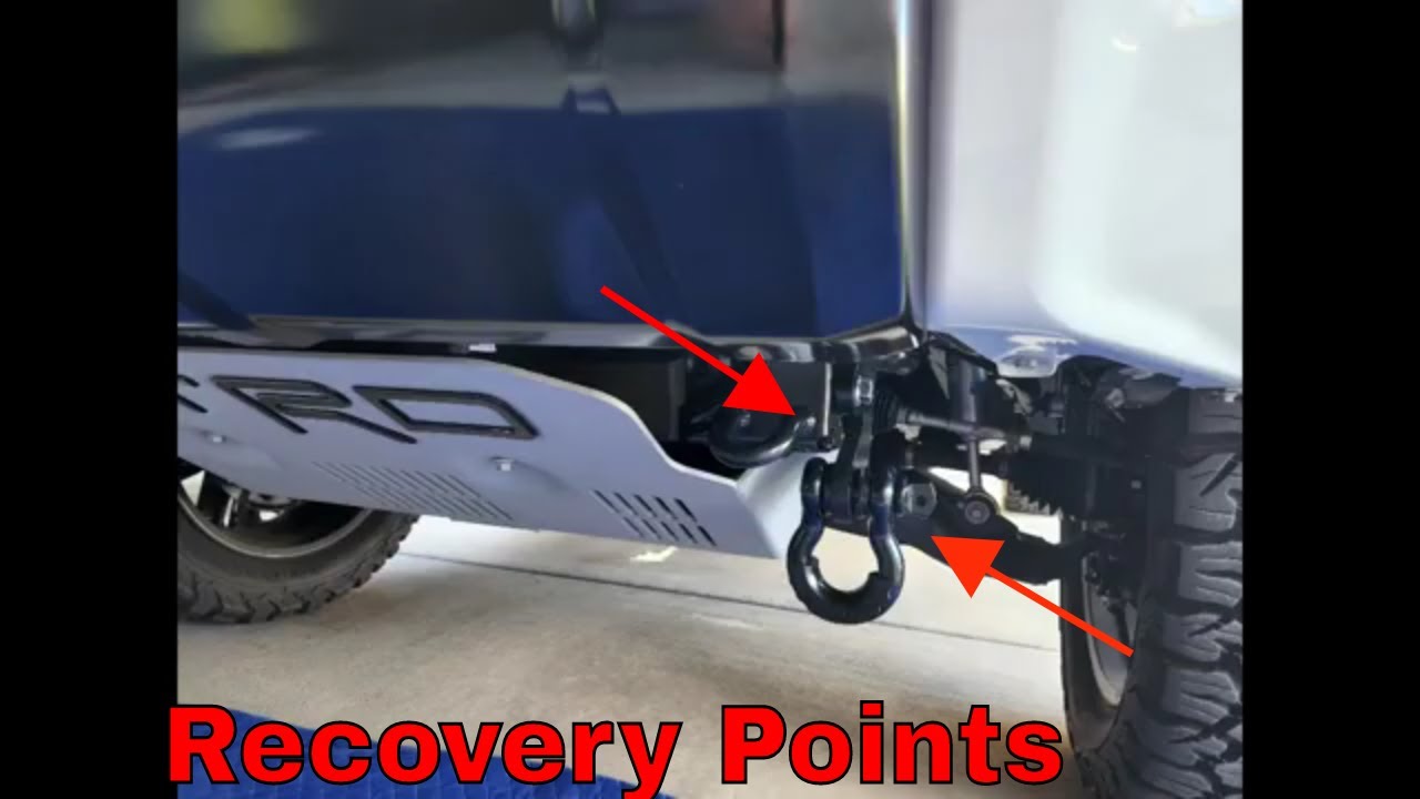 Treaty Oak Front Recovery Points Installation on a 4runner - YouTube