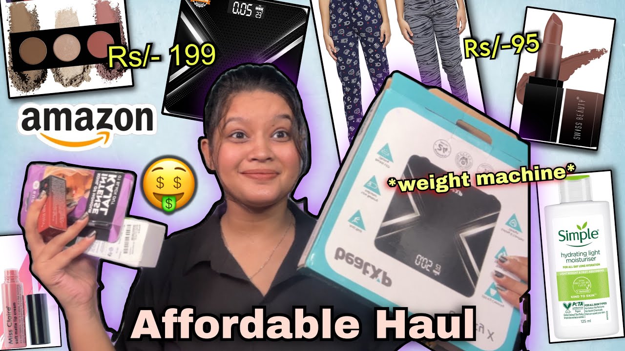 AMAZON Super Affordable Haul Starting Rs/- 95 🤑 || Arshi Anon - YouTube