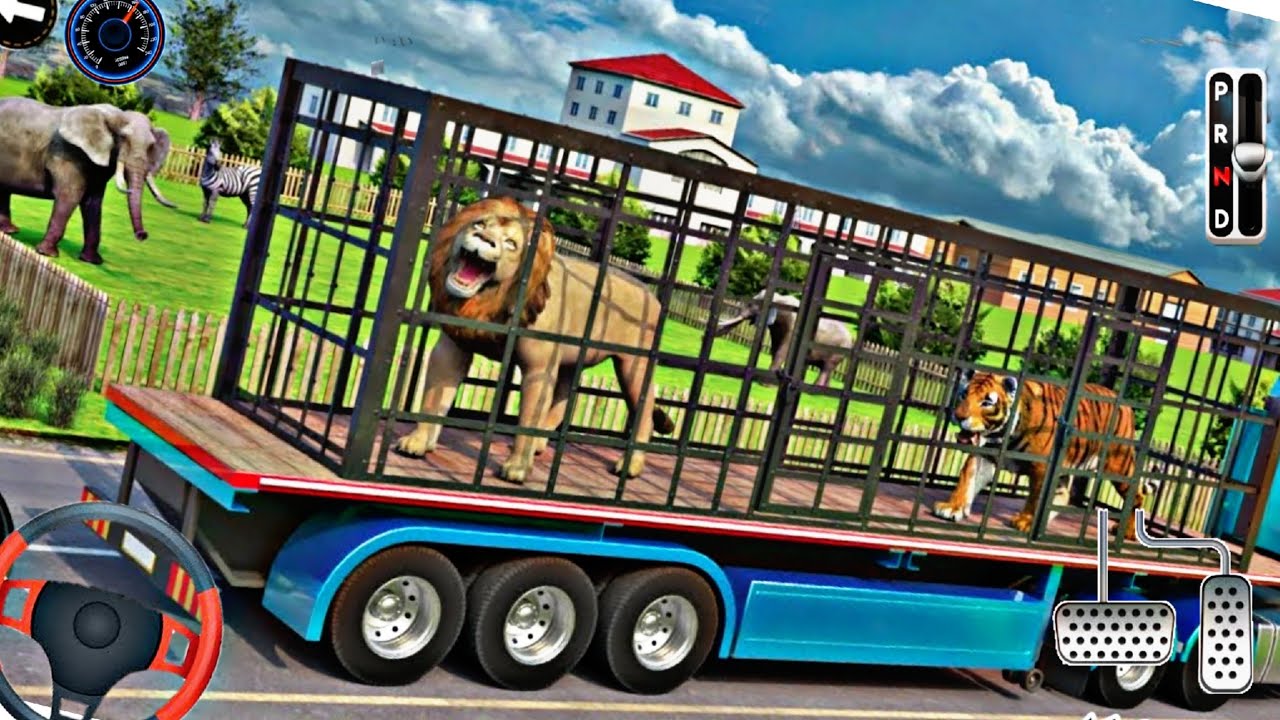 Wild Animal Transport Games 3d | Pet Animal Transport Truck Real ...
