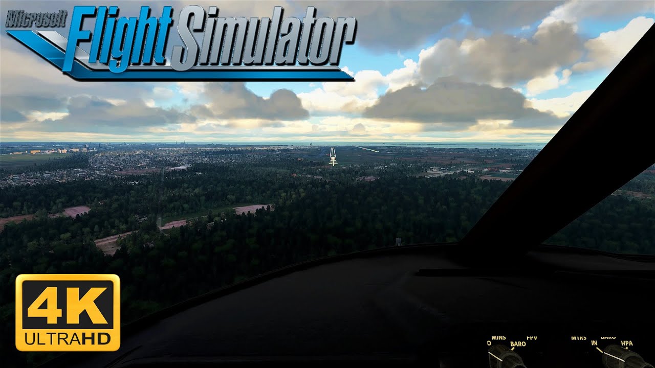 Microsoft Flight Simulator 2020 747-8 Copenhagen Landing | 4K Graphics ...