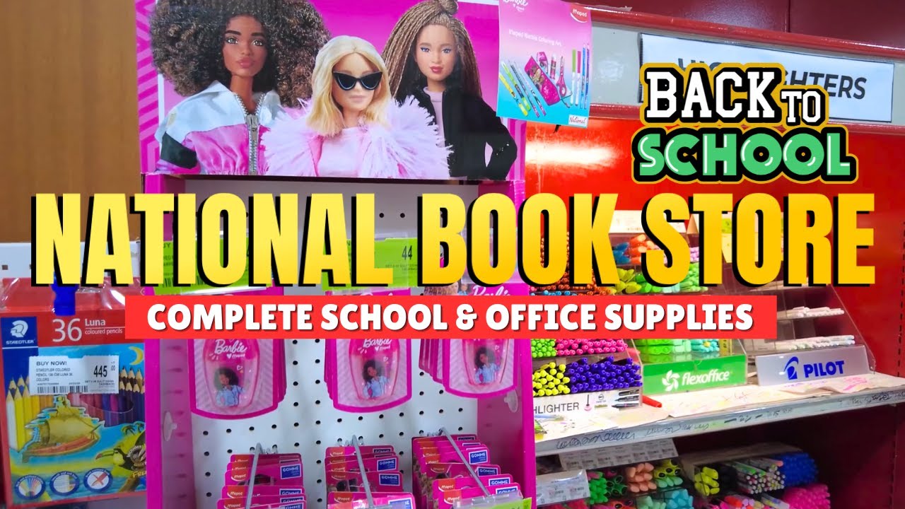 [4K] National Book Store I Complete School & Office Supplies I Araneta ...