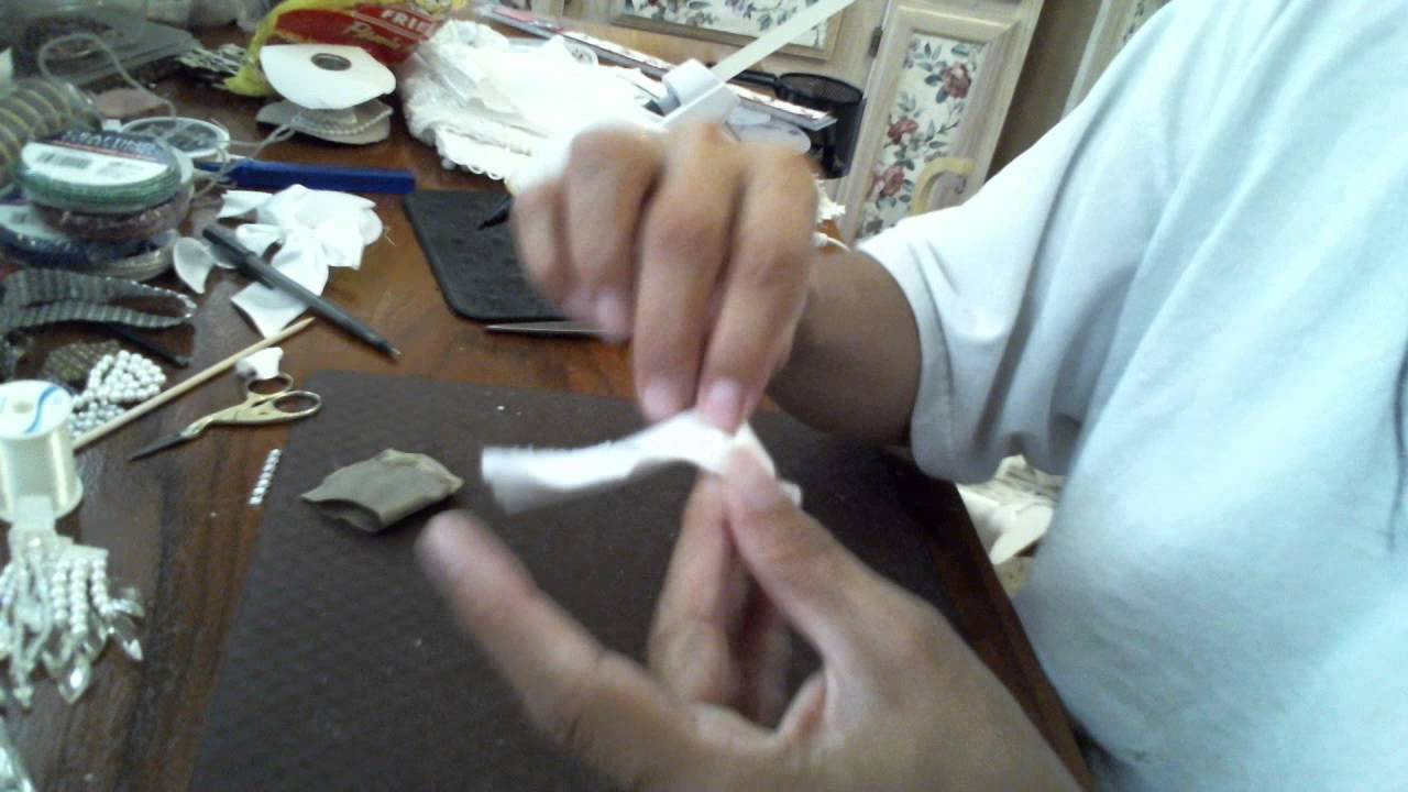 Embellishment tutorial for dangles and trim - YouTube