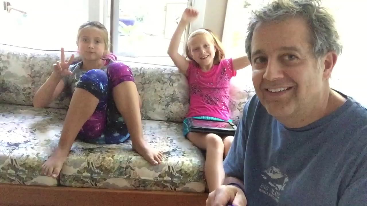 Daddy And The Girls W Selfie Stick Youtube