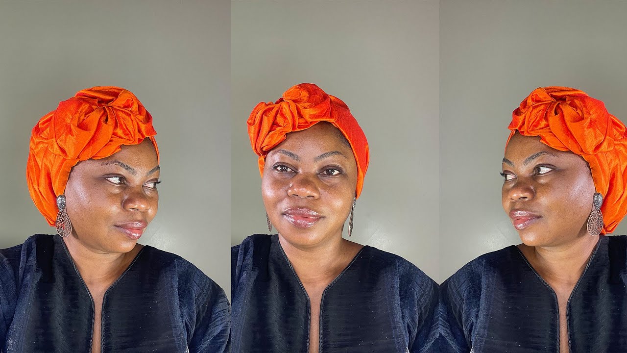 How to Style Simple Rose Turban | Elegant DIY Turban Rose | Step- Step ...