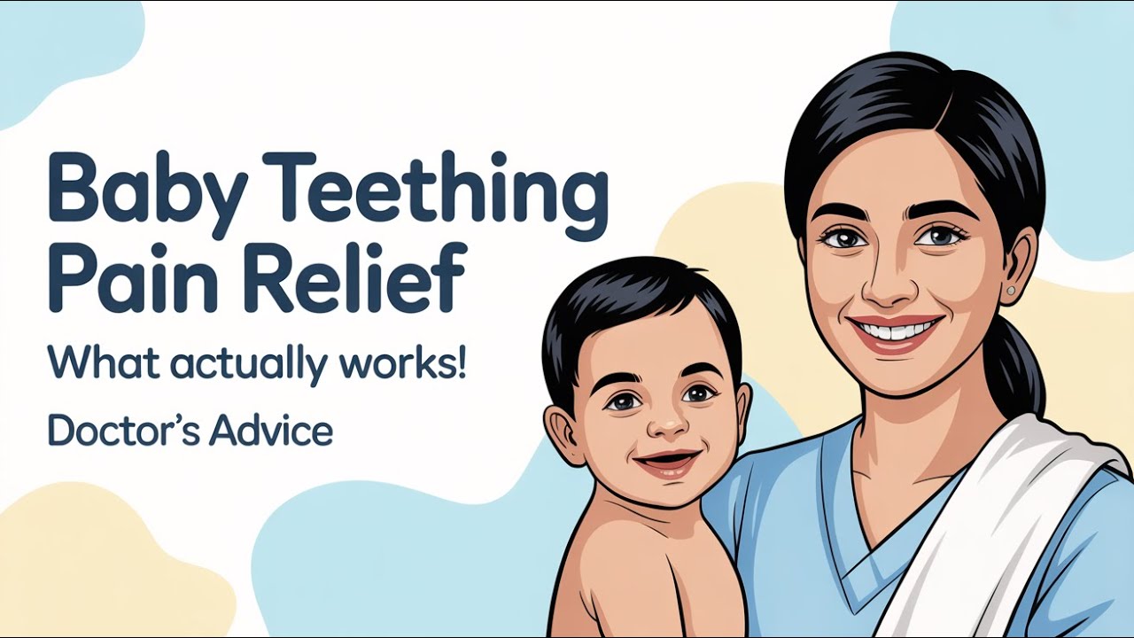 Baby Teething Pain Relief: What ACTUALLY Works! (Doctor's Advice) - YouTube