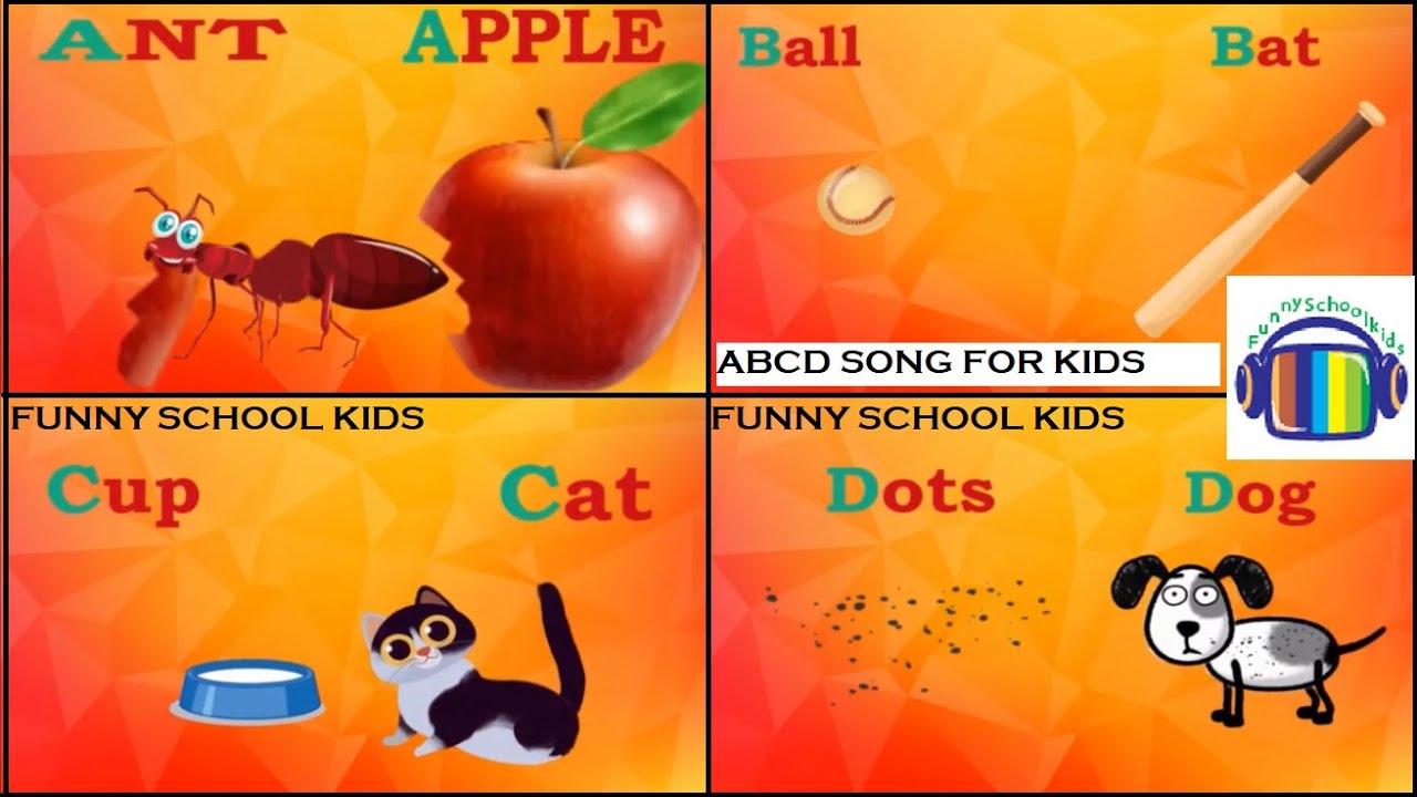 ABCD Songs For Baby Kids and Little Angel | Phonics Song ...