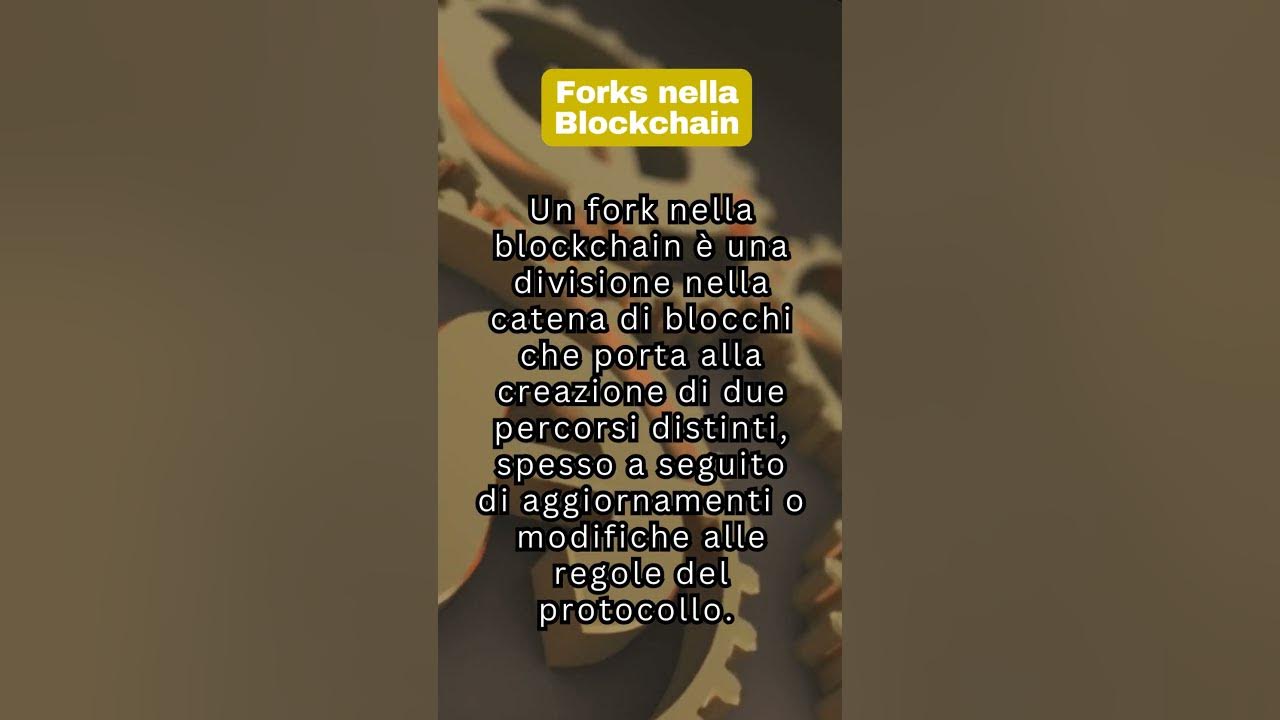 Forks nella Blockchain - YouTube
