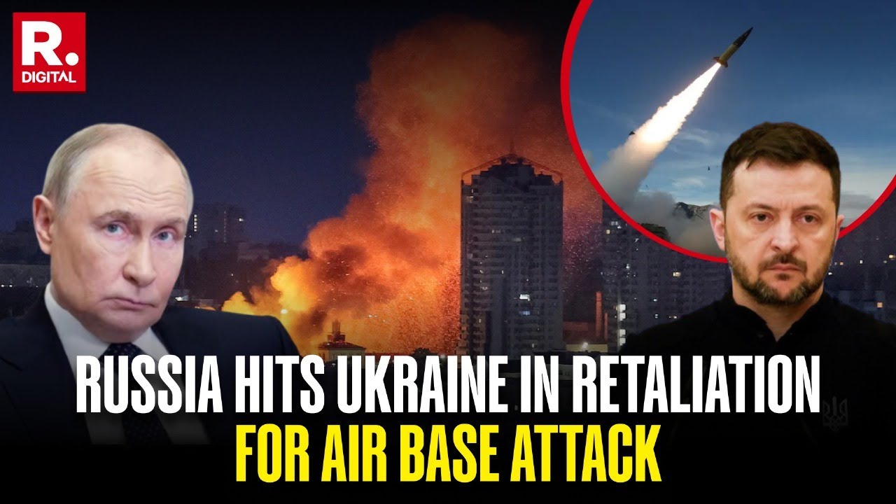 Russia Launches 'Massive' Air Raid on Ukraine Days After Air Base ...
