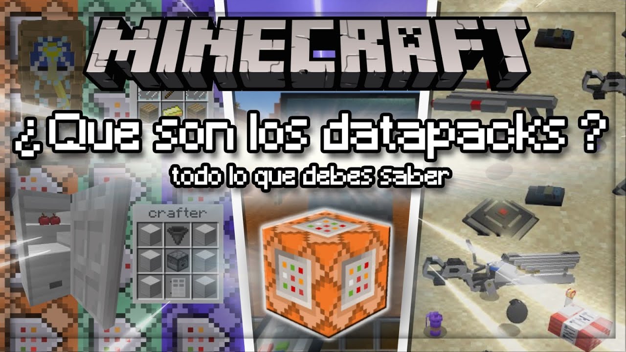 ¿QUÉ SON LOS DATAPACKS? *la nueva generación de los mods* TODO LO QUE ...