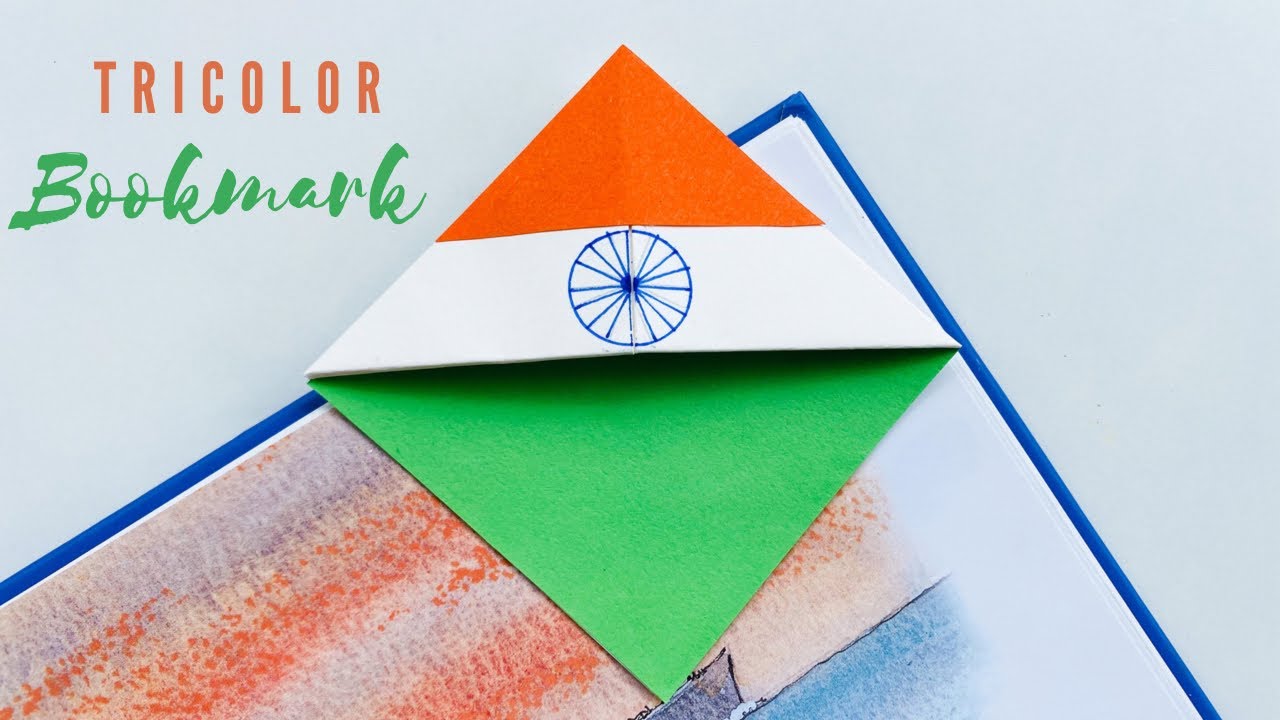 Independence Day Special Crafts | Indian Flag Corner Bookmark | # ...