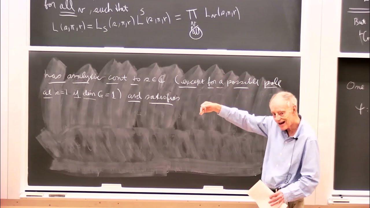 Lecture 21 | Automorphic Forms and Representation Theory: an introduction to the Langlands ...