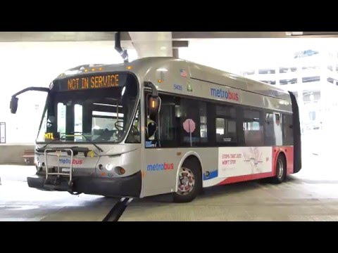 Varius buses at the Silver Spring Transit Center - YouTube