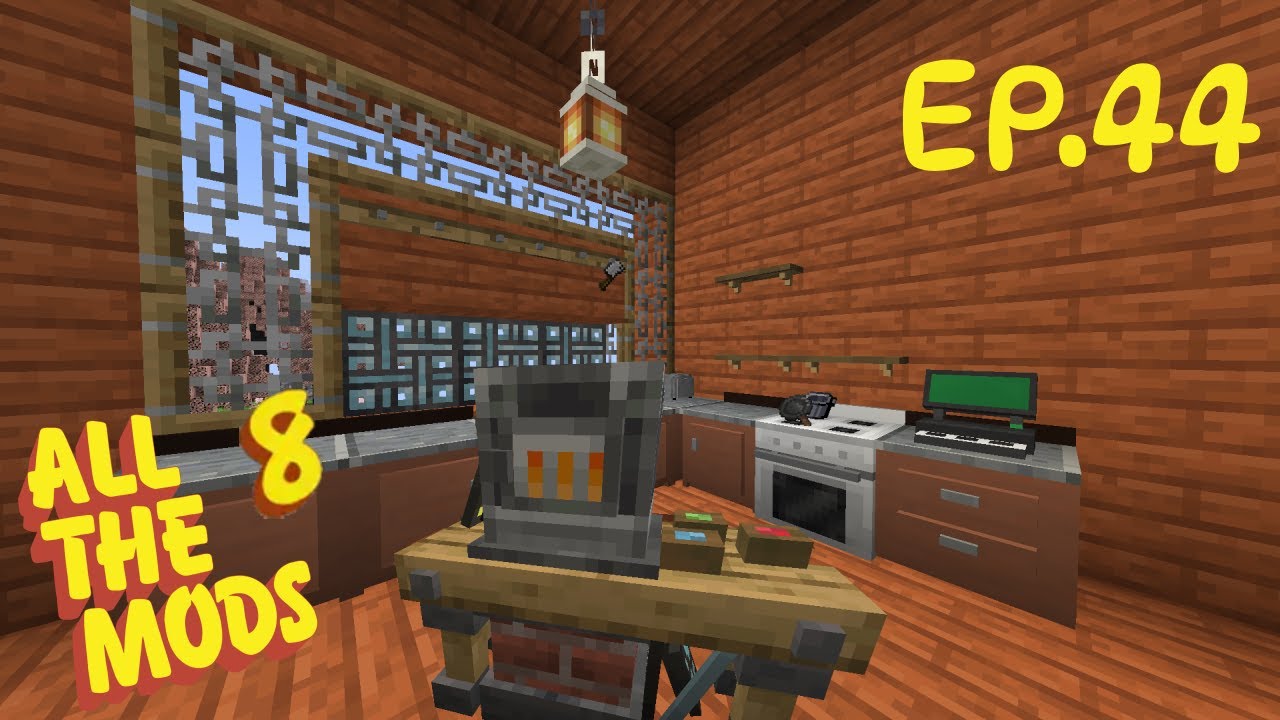 ATM 8 Minecraft All The Mods 8 - ep.44 Figuring out the kitchen station ...