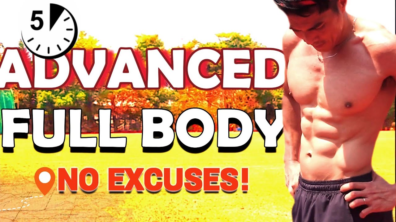 5 MIN ADVANCED FULL BODY WORKOUT (NO EXCUSES!) - YouTube