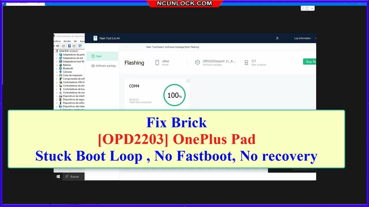 How to Unbrick OnePlus Pad OPD2203 Bricked Stuck Boot Loop , No Fastboot, No recovery - YouTube