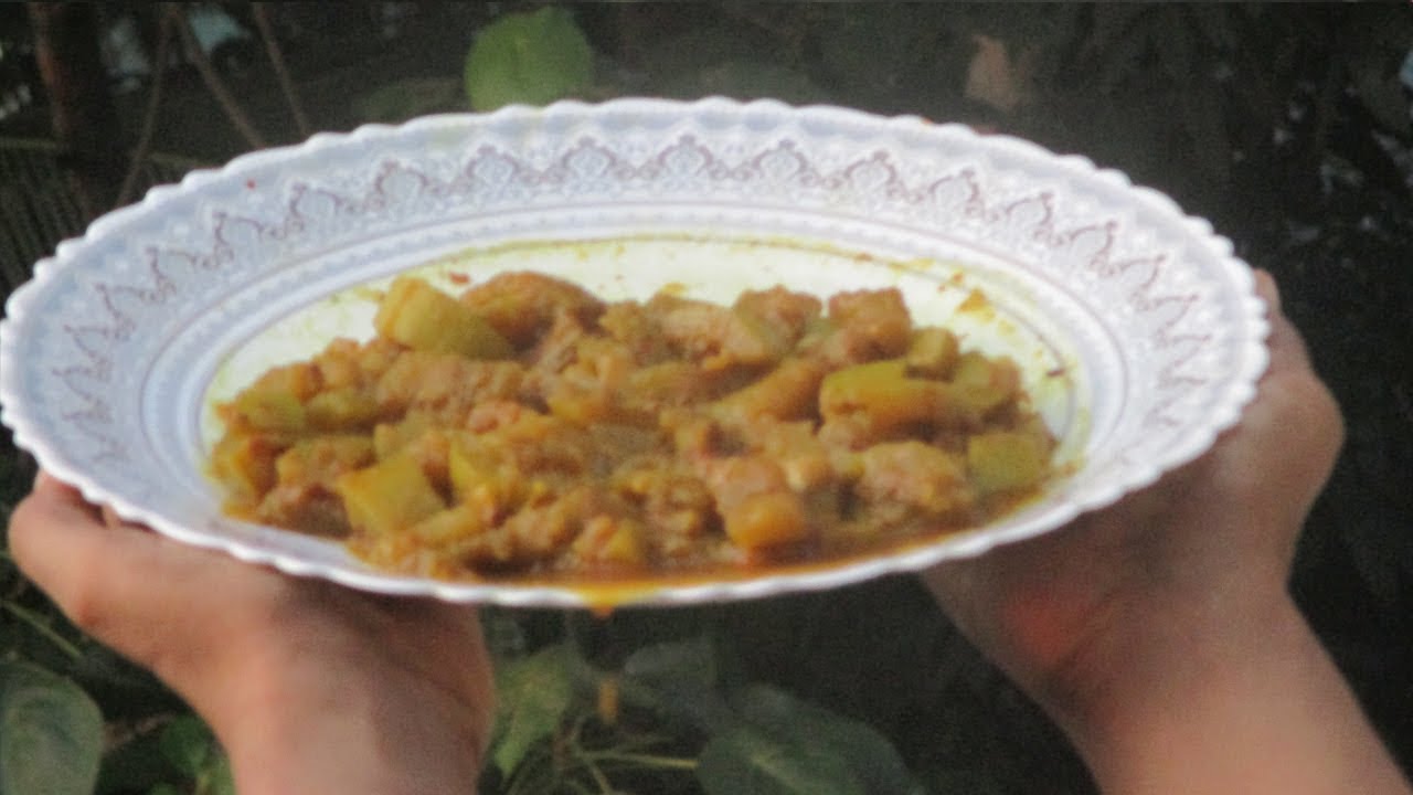 Green Mango Snake Gourd Stew / Mango recipes / Vegan recipes / Curry ...
