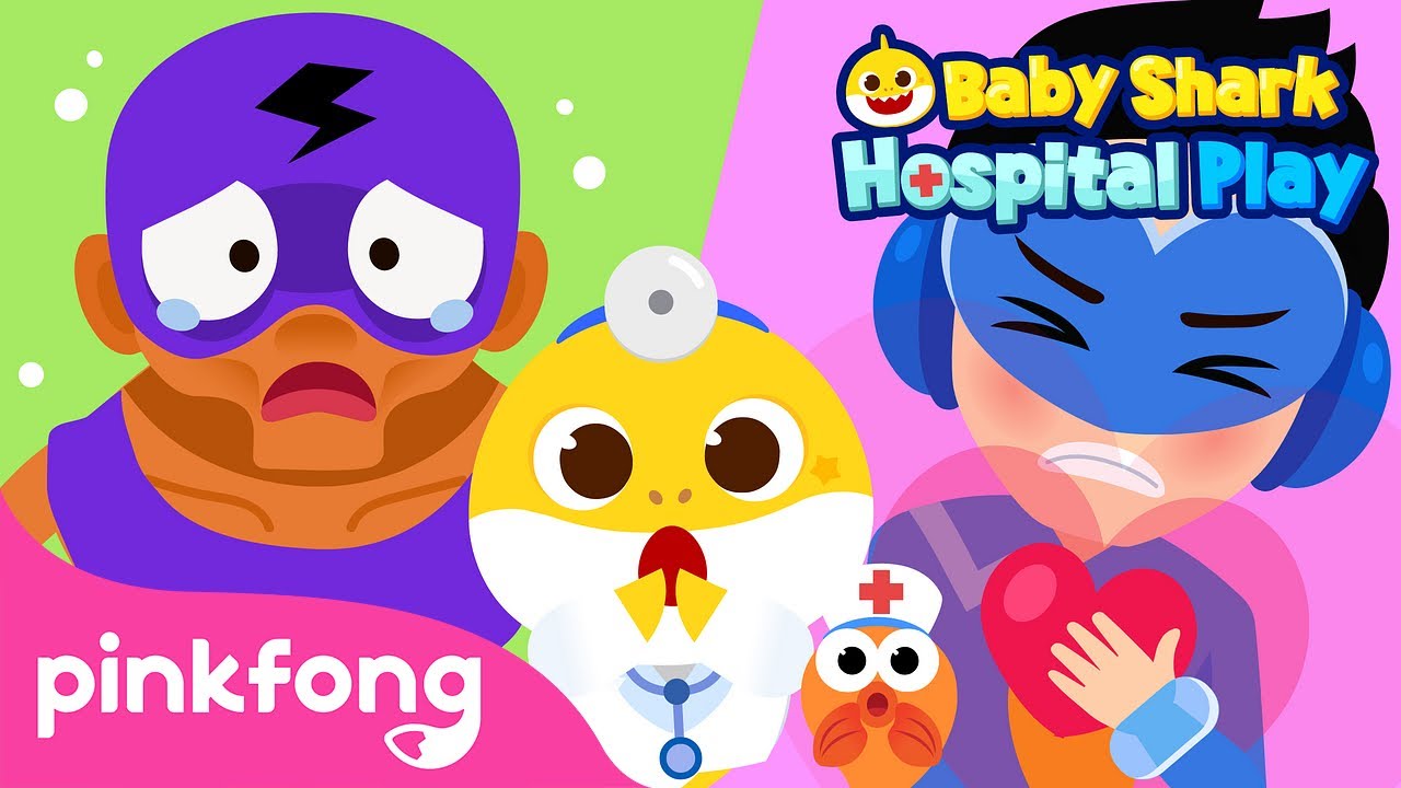 Superheroes at the Hospital 🦸‍♂️ | Baby Shark's Hospital Play ...