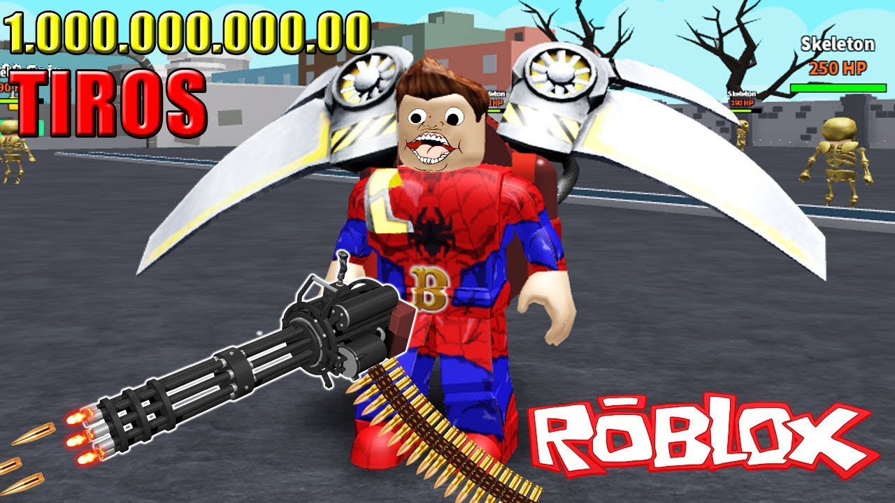 ATIREI 1 000 000 000 VEZES COM ARMAS ÉPICAS no ROBLOX ⚔ → Weapon ...