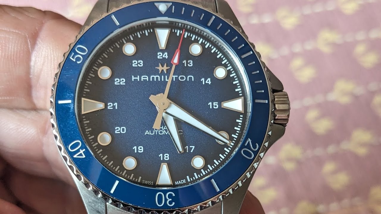 Hamilton Khaki Navy Scuba Diver Watch - YouTube