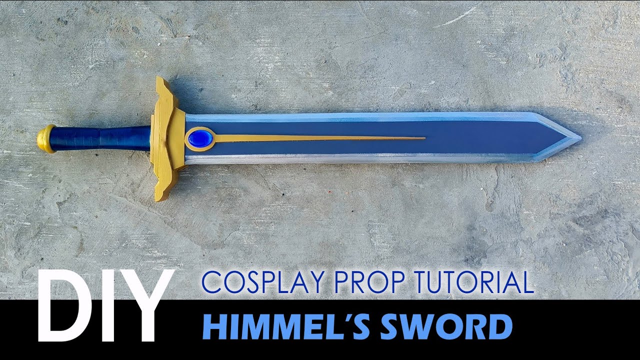 Himmel Sword Frieren: Beyond Journey's End cosplay prop DIY tutorial ...