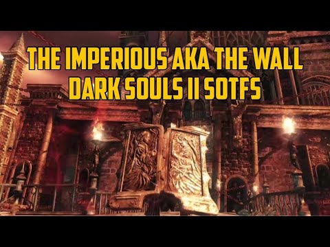 the Imperious Knight aka the WALL Dark Souls II SOTFS - YouTube