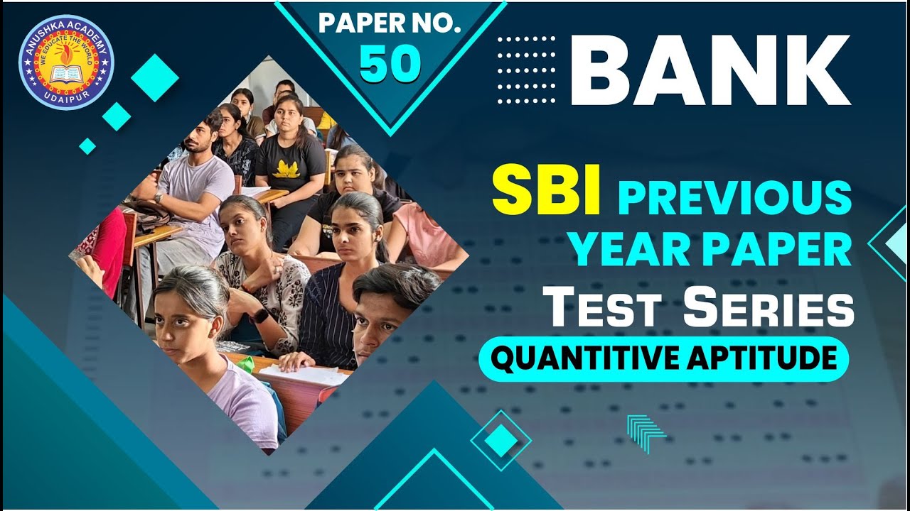 SBI Pre Test Series 50 | Maths Previous Year Paper Solution | Speed Up ...