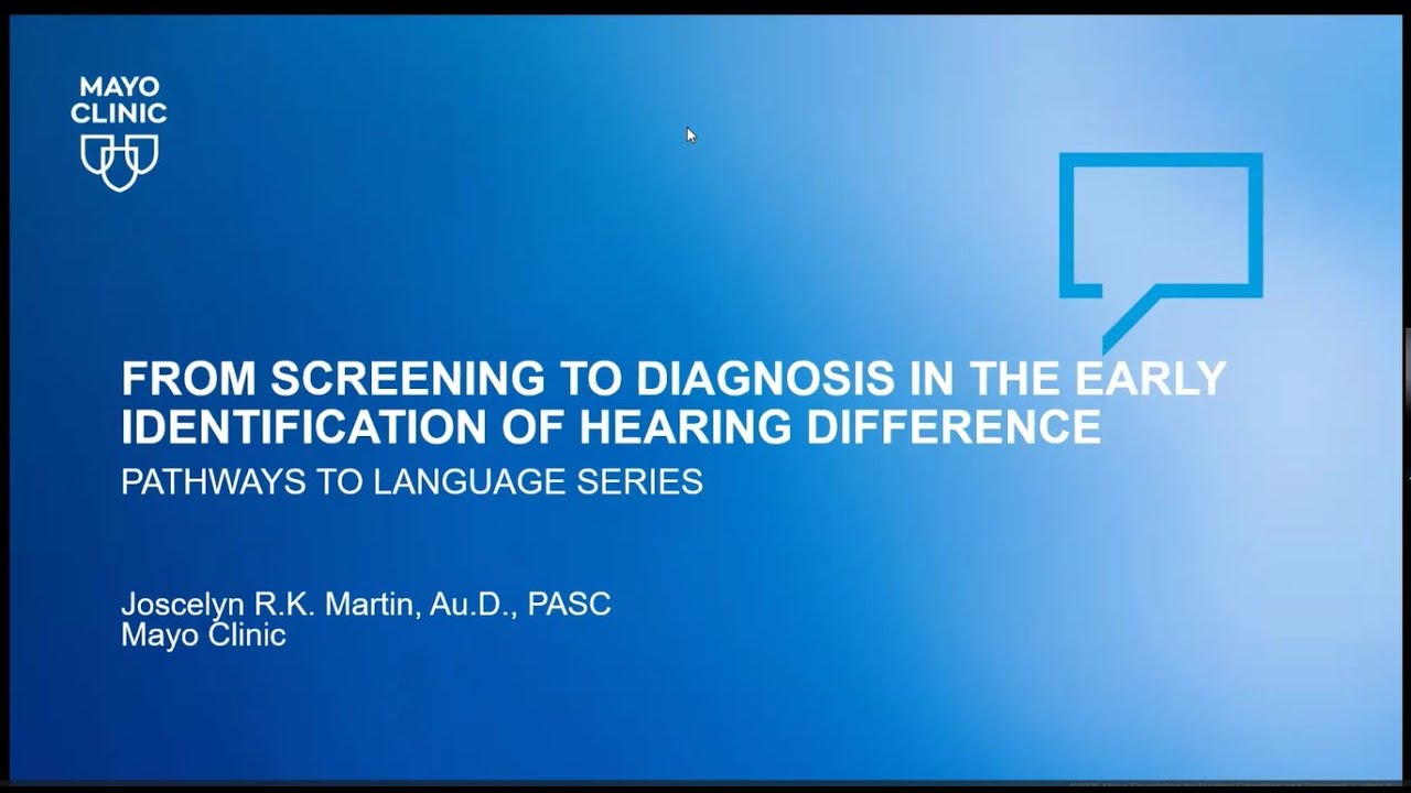 Pathways to Language ECHO Session 3: Screening & Diagnosing a Hearing ...