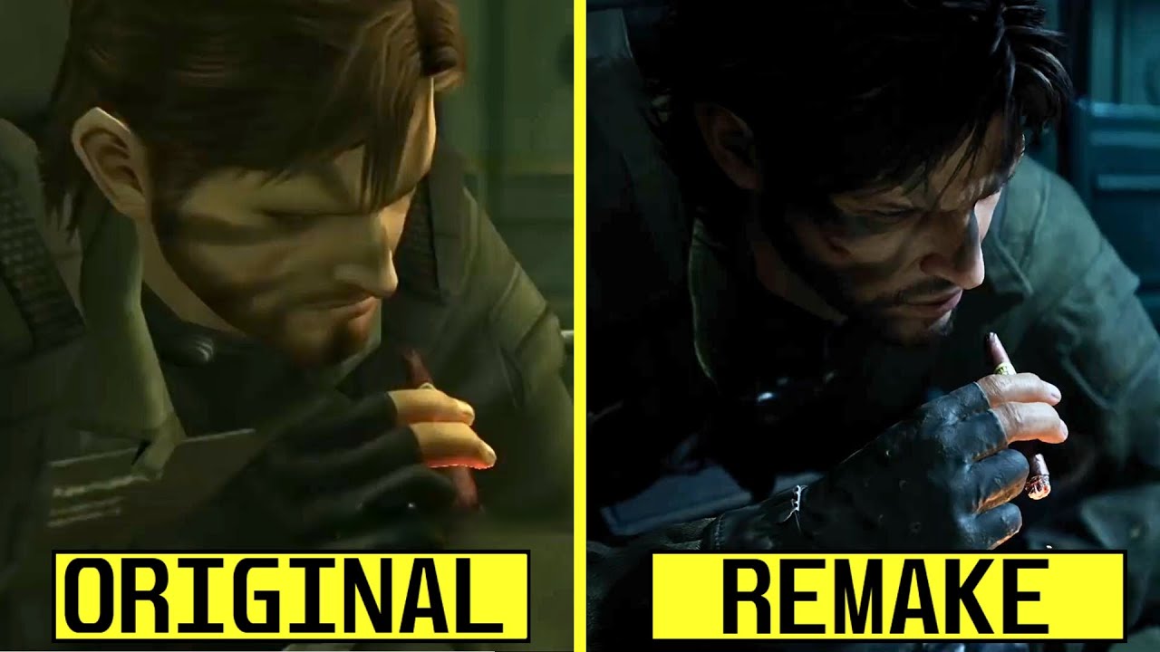 Metal Gear Solid 3 Remake vs Original Intro Early Graphics Comparison ...