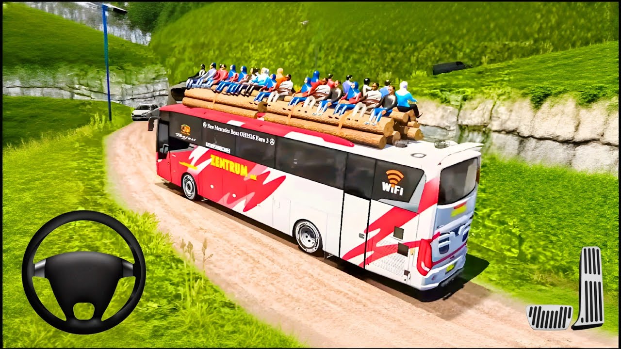 Extreme Off-Road Bus Driving Simulator 🚍 | Impossible Mountain Roads ...