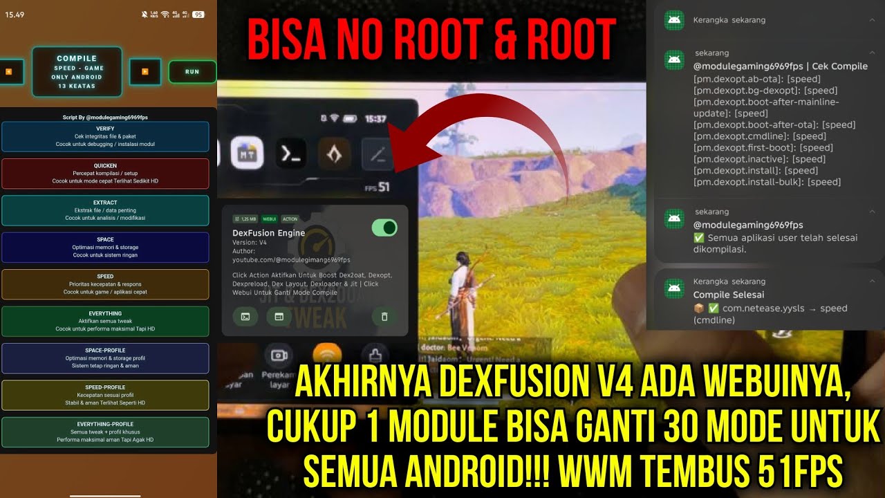 🔥Fast Install+Update+Lounch+Stabilitas Runtime Aplikasi & Game - Module ...