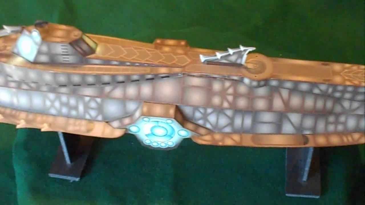 Papercraft Nautilus Submarine from "20,000 Leagues Under the Sea" - YouTube