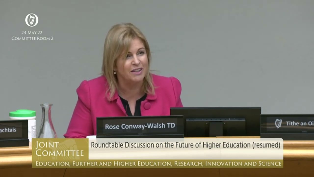 Deputy Rose Conway-Walsh- speech from 24 May 2022 - YouTube