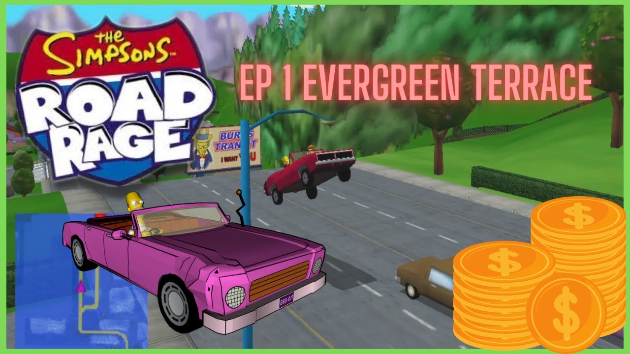 The Simpsons Road Rage: Ep 1 Evergreen Terrace - YouTube