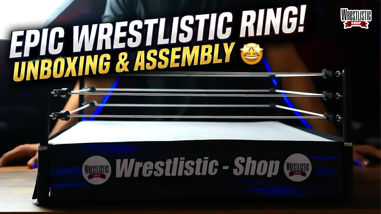 Wrestlistic-Shop Wrestling Ring Assembly Tutorial! - YouTube