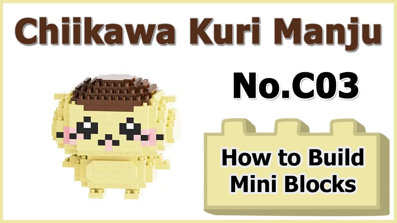 How to Build Mini Blocks Chiikawa Kuri Manju C03 Review Instructions ...